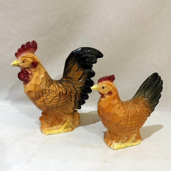 Enesco | Accents | Vtg Enesco Japan Ceramic Porcelain Rooster And ...